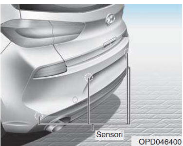 Hyundai i30: Sistema di assistenza parcheggio in retromarcia - Sistema ...